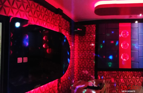 Pembuatan Ruang Kedap suara Karaoke dan Design interior - RCS Music Audio